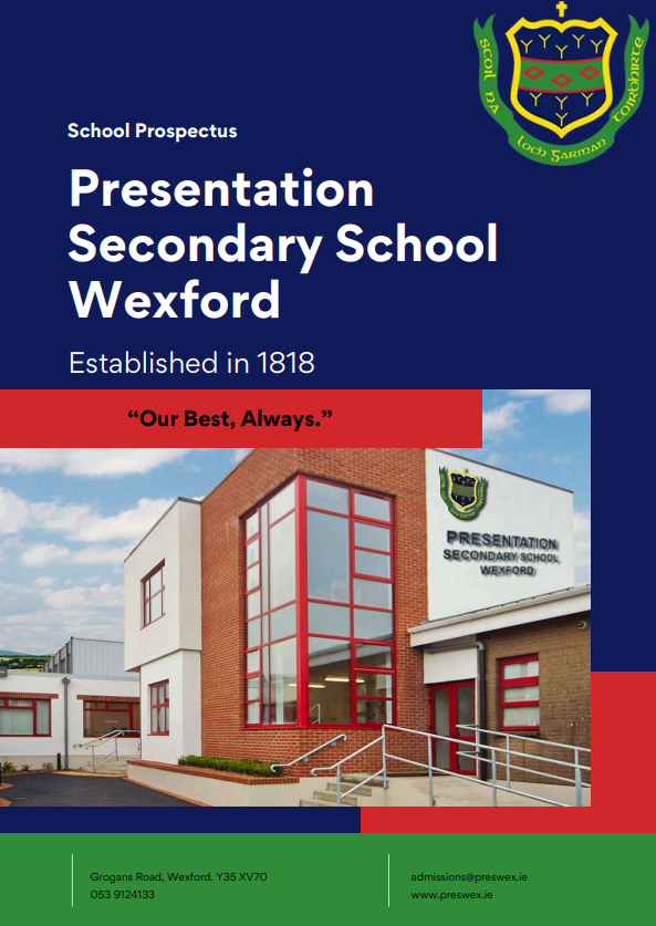 School Prospectus – Presentation Secondary School